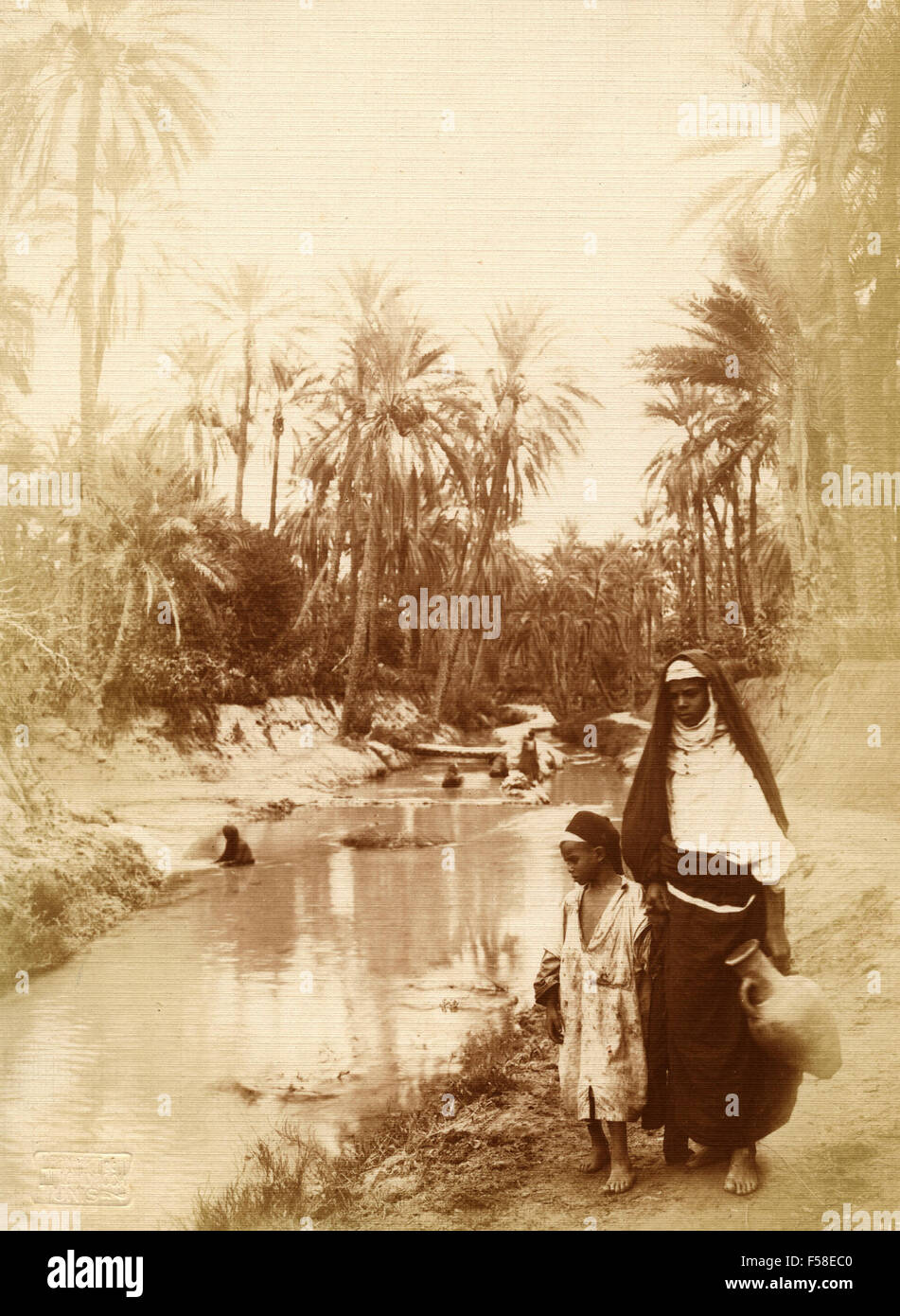 Tunisian young people to the river, Tunis Stock Photo - Alamy