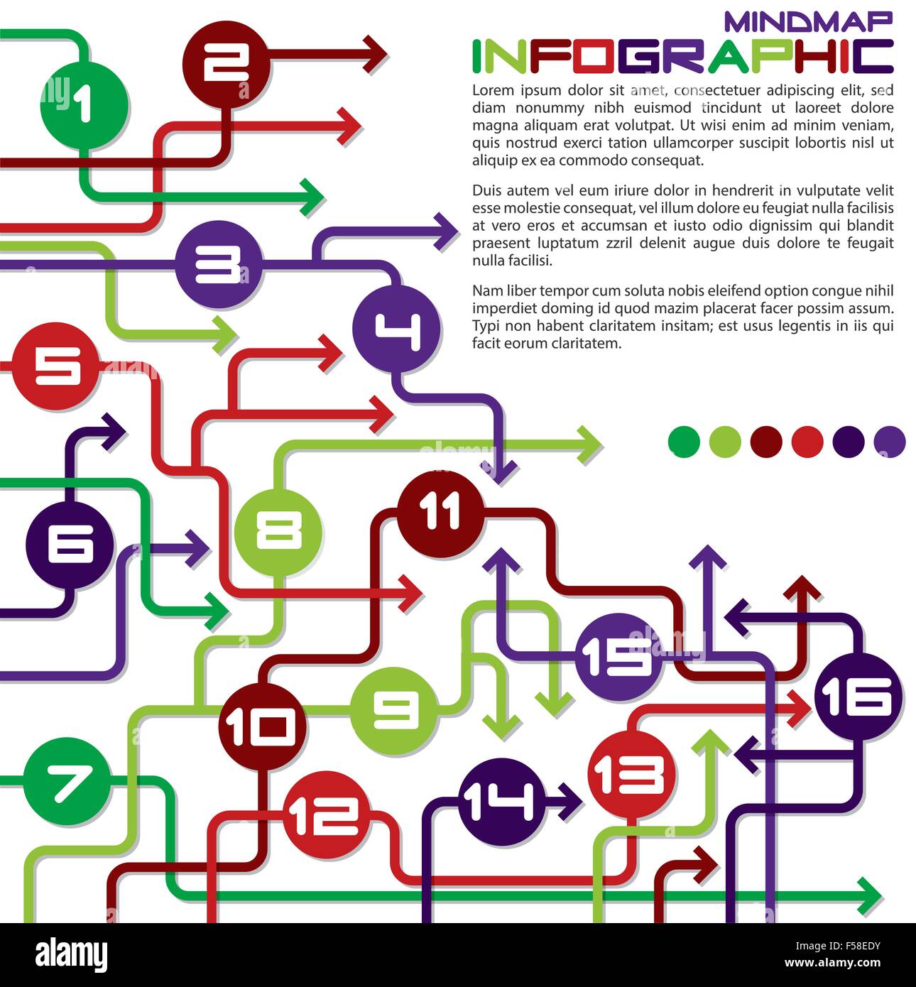 Bright infographic arrows in vector format Stock Vector Image & Art - Alamy