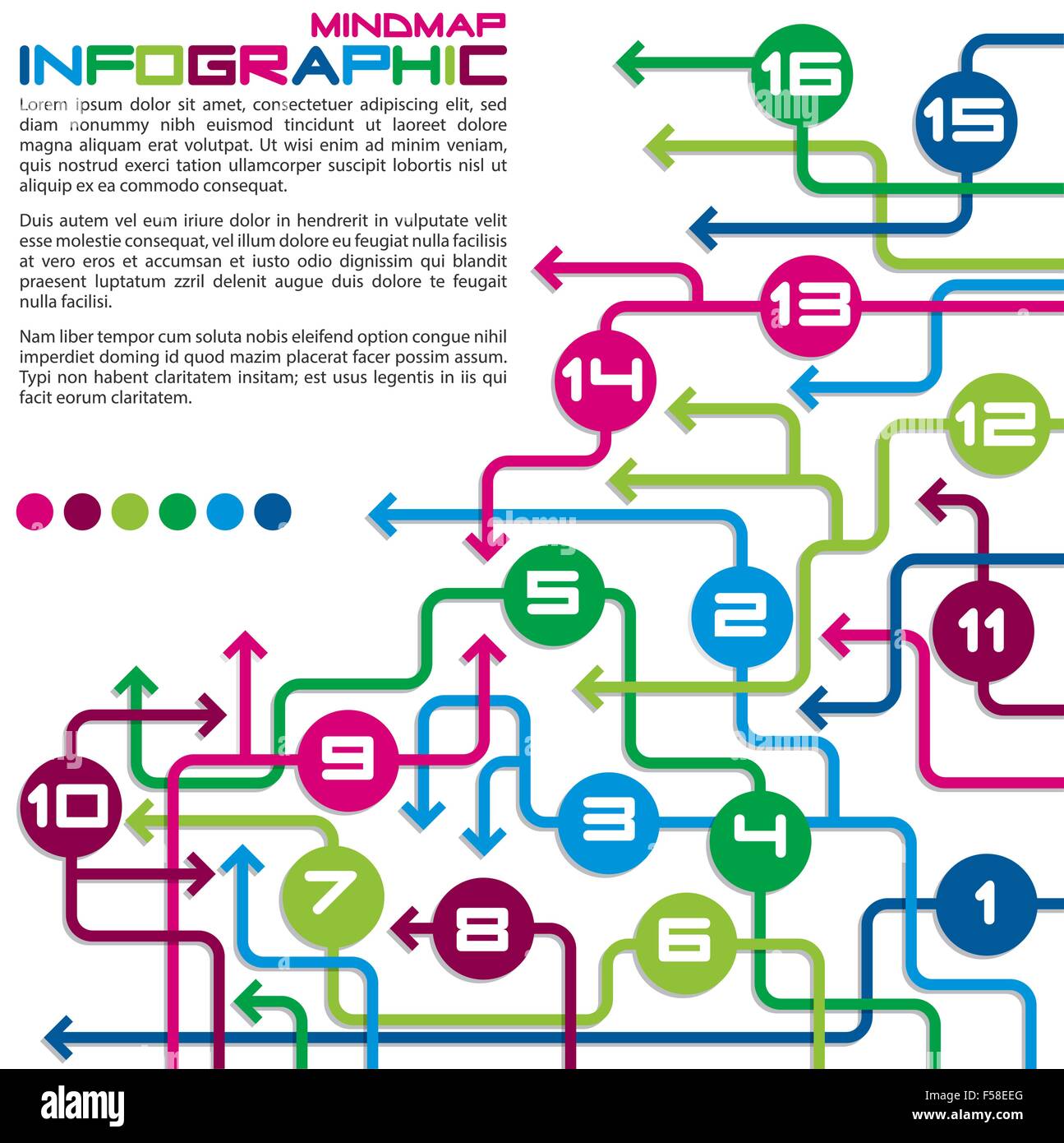 Bright infographic arrows in vector format Stock Vector Image & Art - Alamy