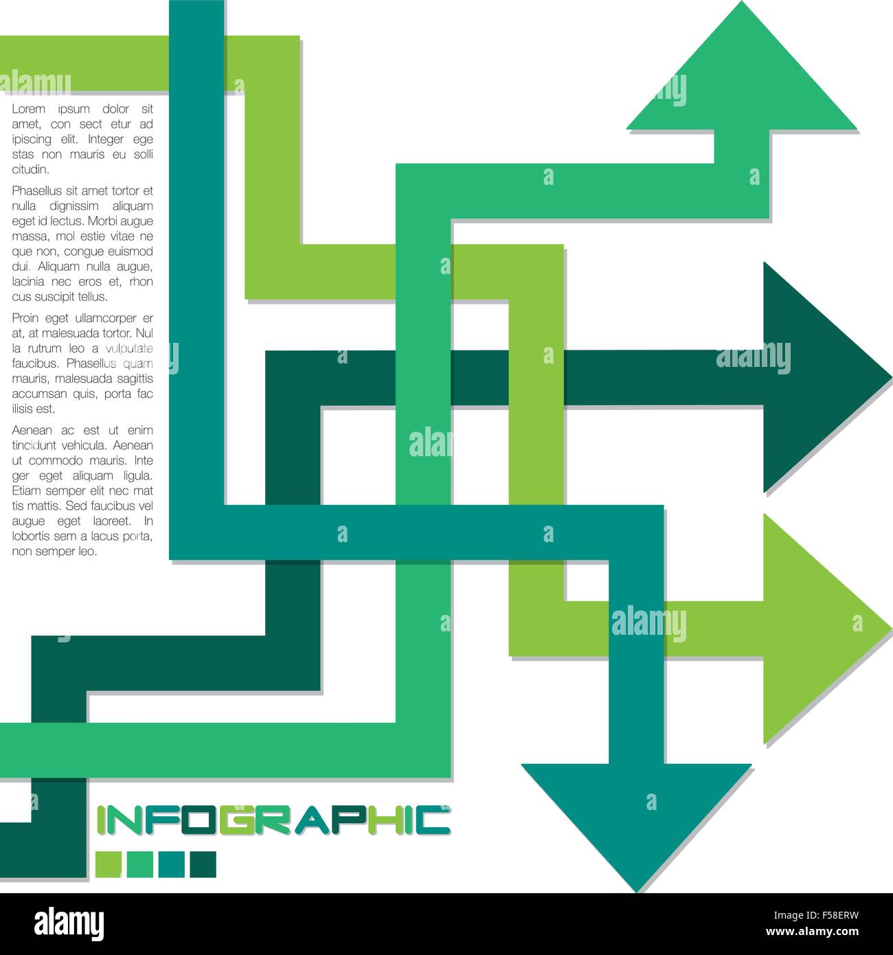Bright infographic arrows in vector format Stock Vector Image & Art - Alamy