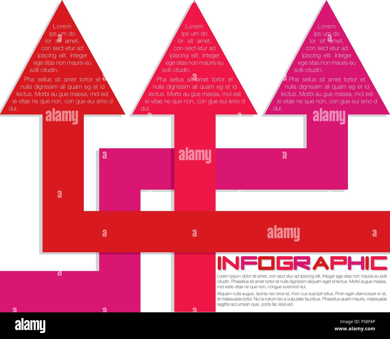 Bright infographic arrows in hi-res stock photography and images - Alamy