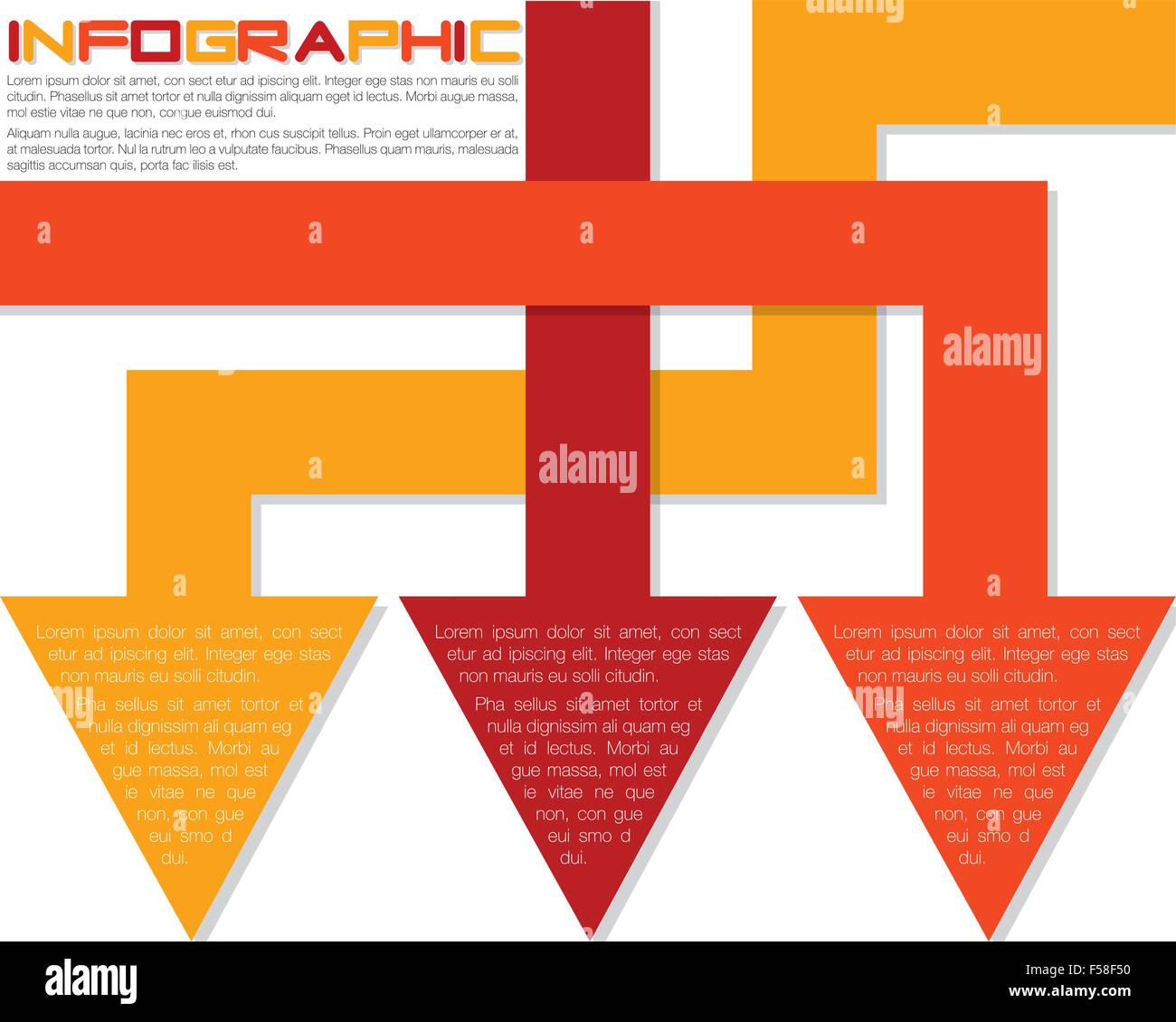 Bright infographic arrows in vector format Stock Vector Image & Art - Alamy