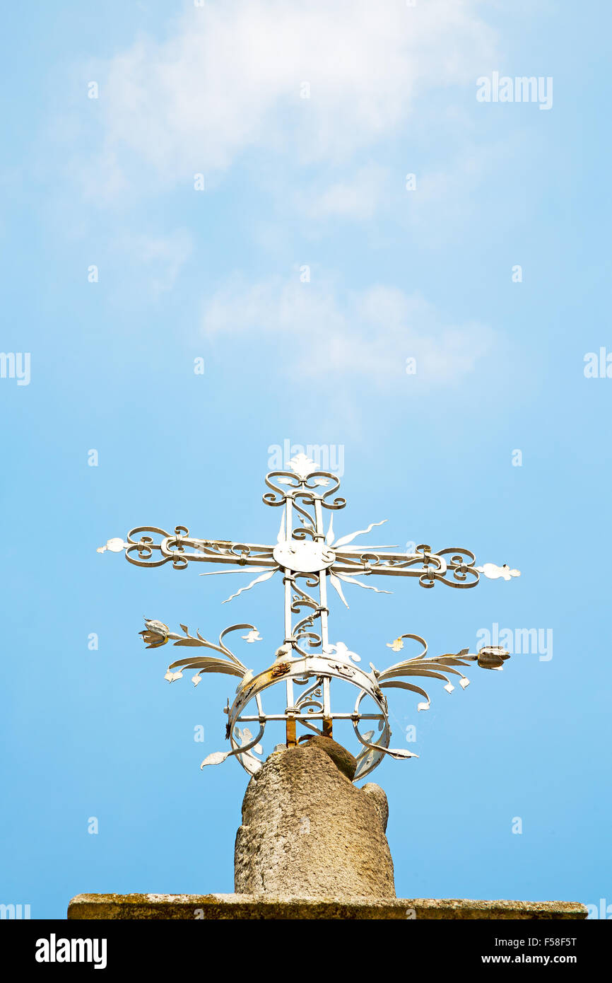 abstract cross in italy europe and the sky background Stock Photo - Alamy