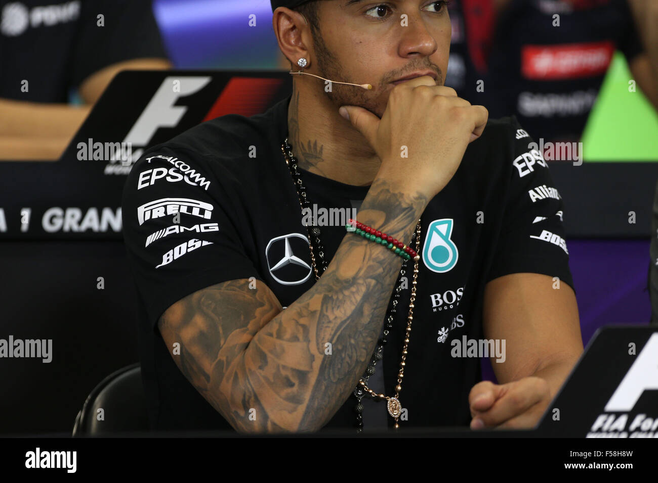 Lewis hamilton 2015 mexico hi-res stock photography and images - Alamy