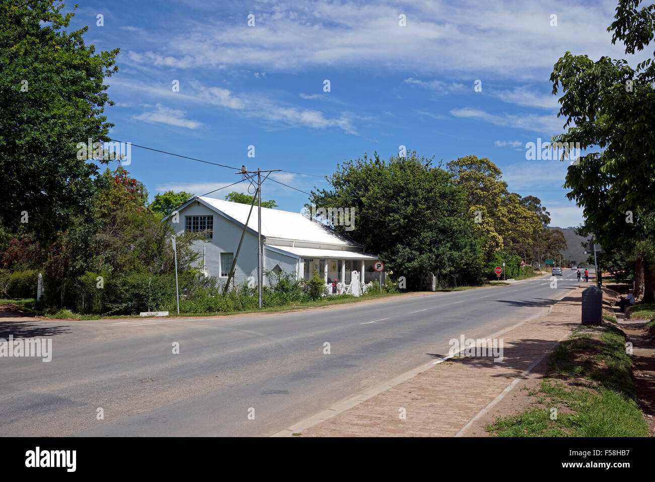 The picturesque town of Greyton in the Western Cape Province, South ...