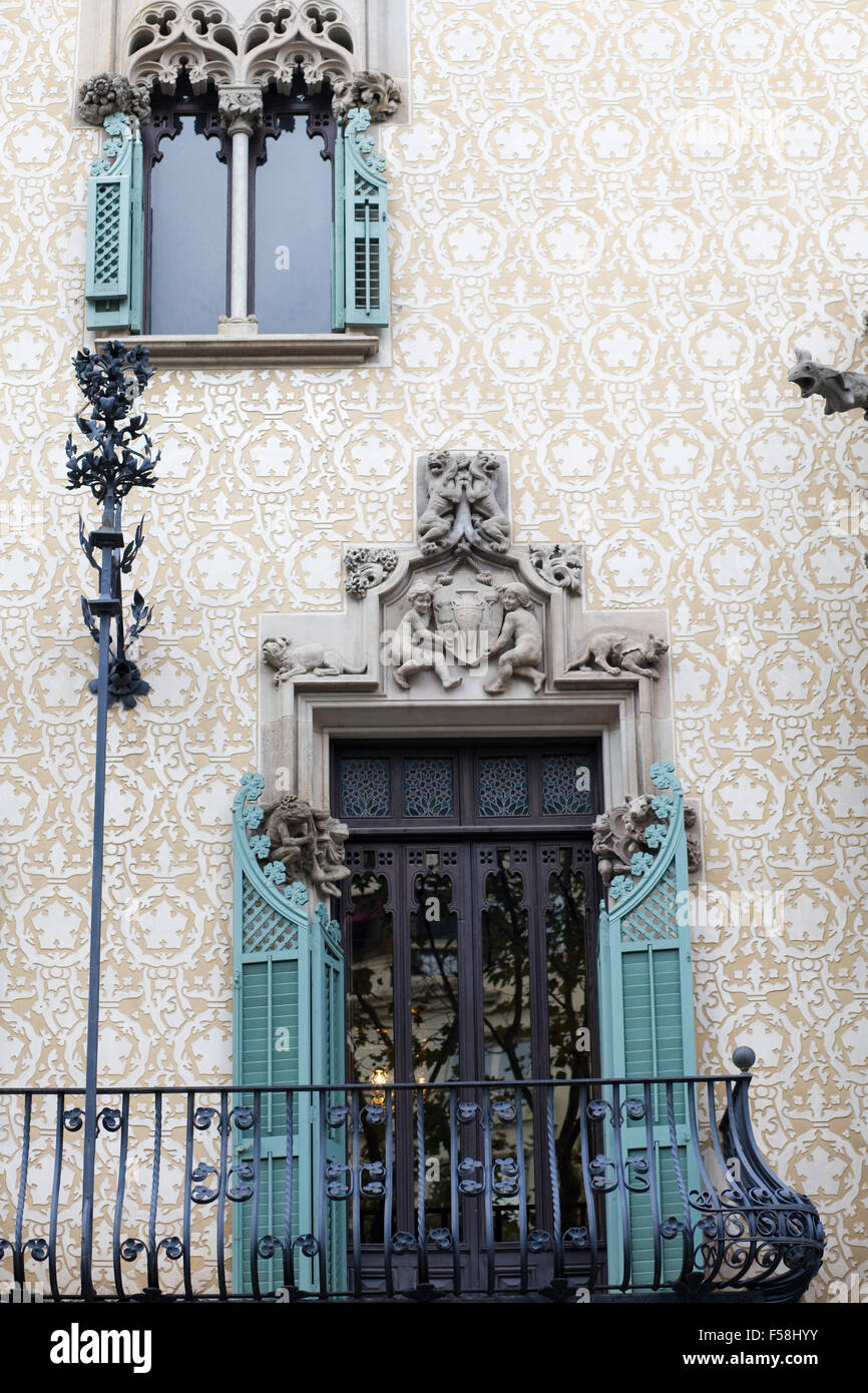 Juliette window at the Casa Batllo Barcelona Stock Photo - Alamy