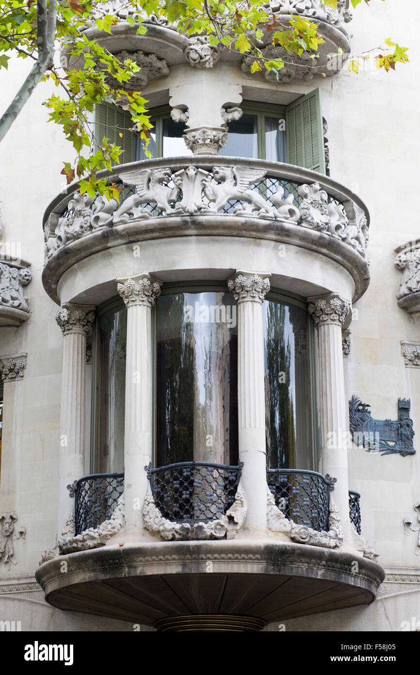 facade of the house Casa Batllo Barcelona Stock Photo - Alamy