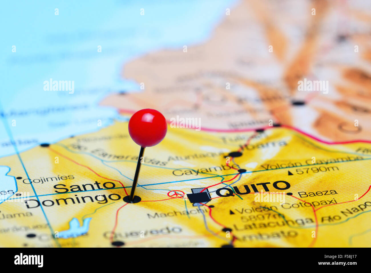 Map of santo domingo hi-res stock photography and images - Alamy
