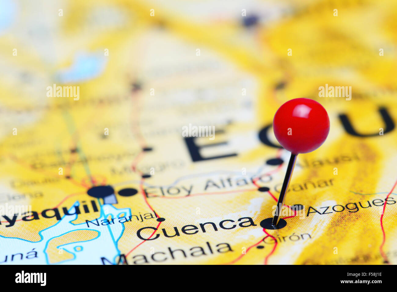 Cuenca map hi-res stock photography and images - Alamy