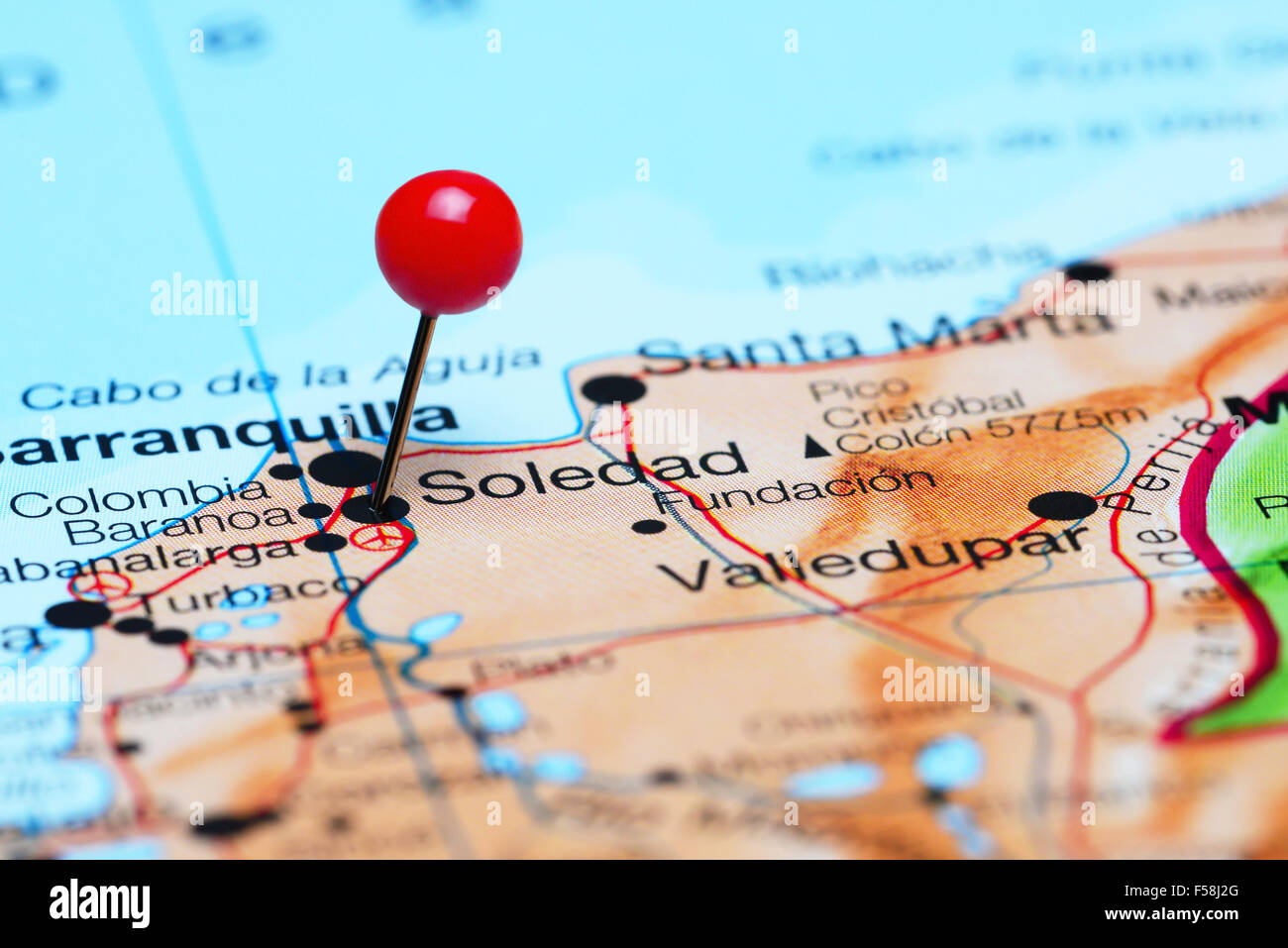 Mapa De Soledad California