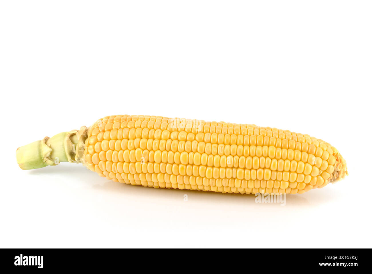 Fresh corn isolated on white Stock Photo - Alamy