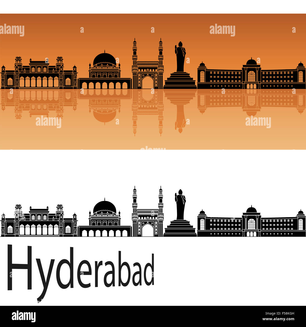 Hyderabad skyline hi-res stock photography and images - Alamy