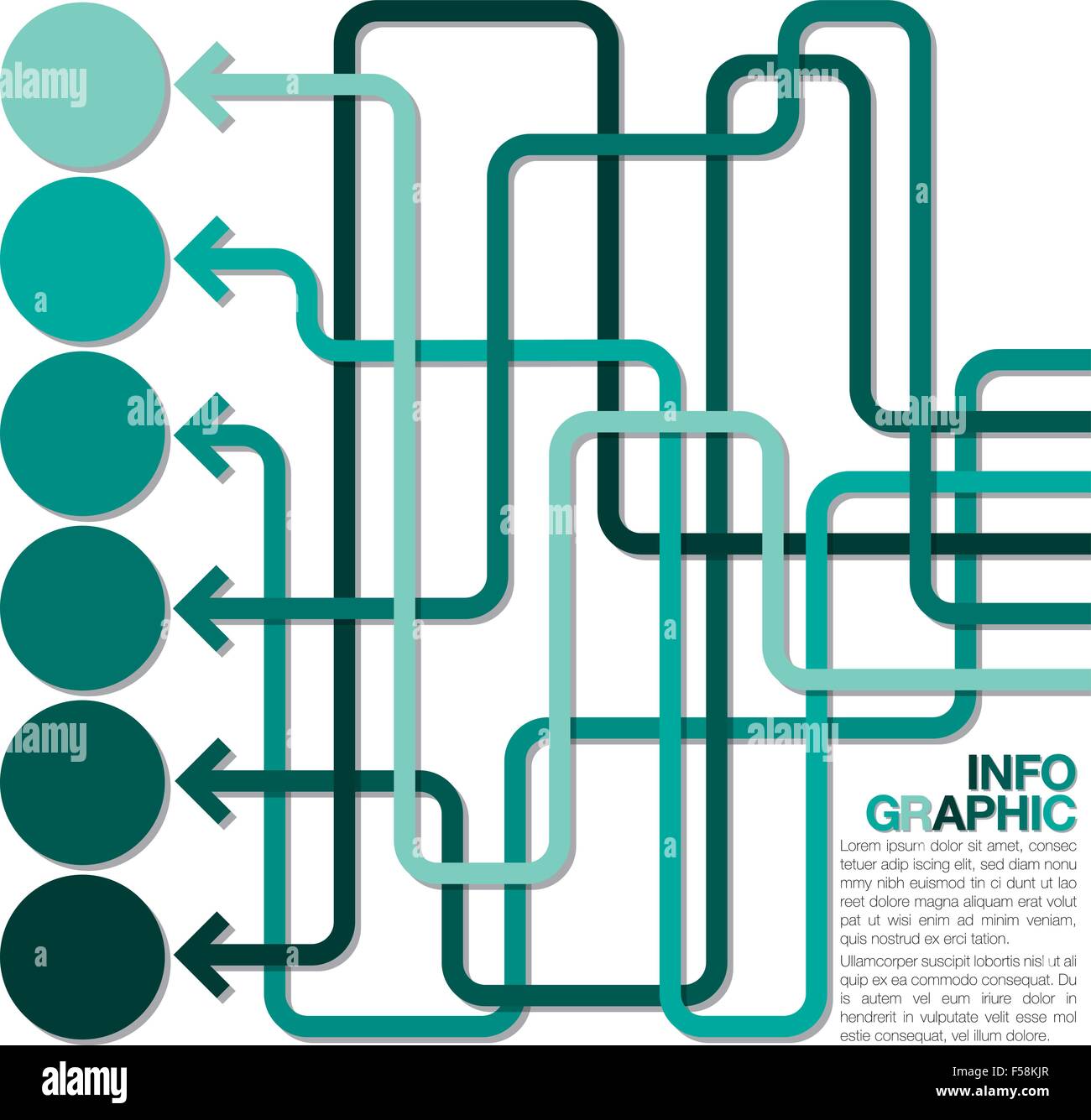 Bright infographic arrows in vector hi-res stock photography and images ...