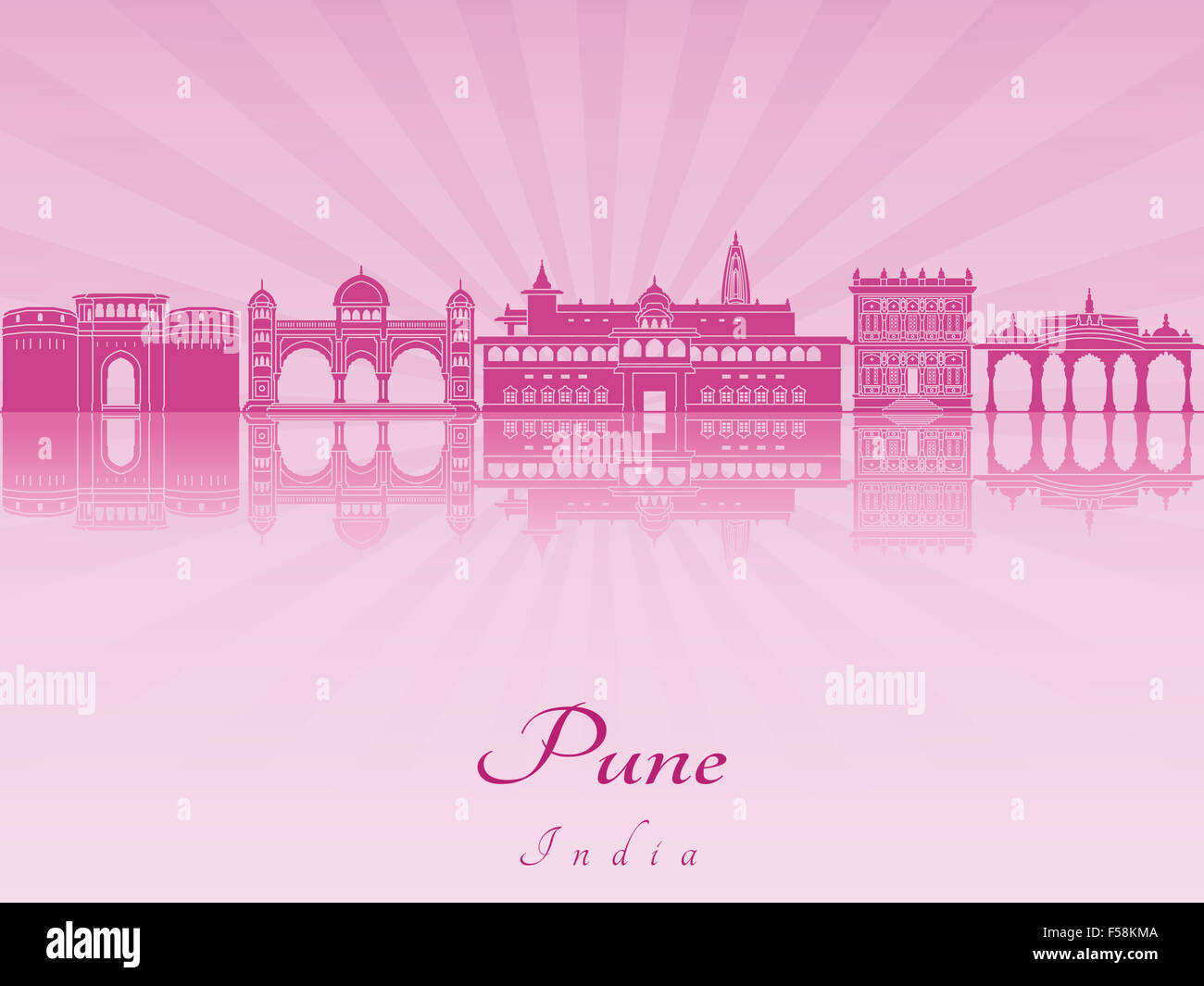 Pune skyline hi-res stock photography and images - Alamy