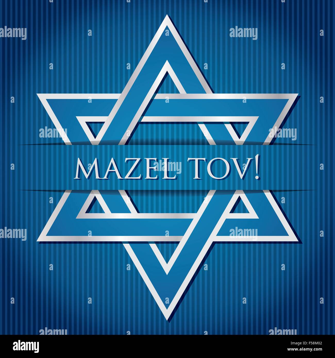 Blue star of David card in vector format Stock Vector Image & Art - Alamy