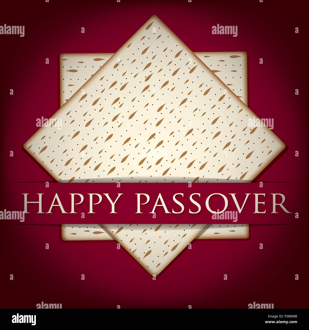 Jewish celebration passover matza Stock Vector Images - Alamy