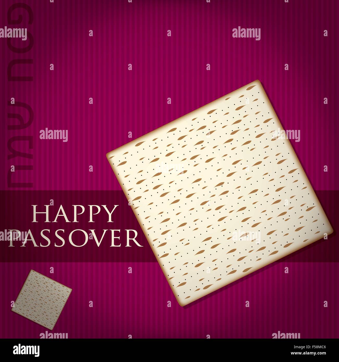 Jewish kosher matzo passover Stock Vector Images - Alamy