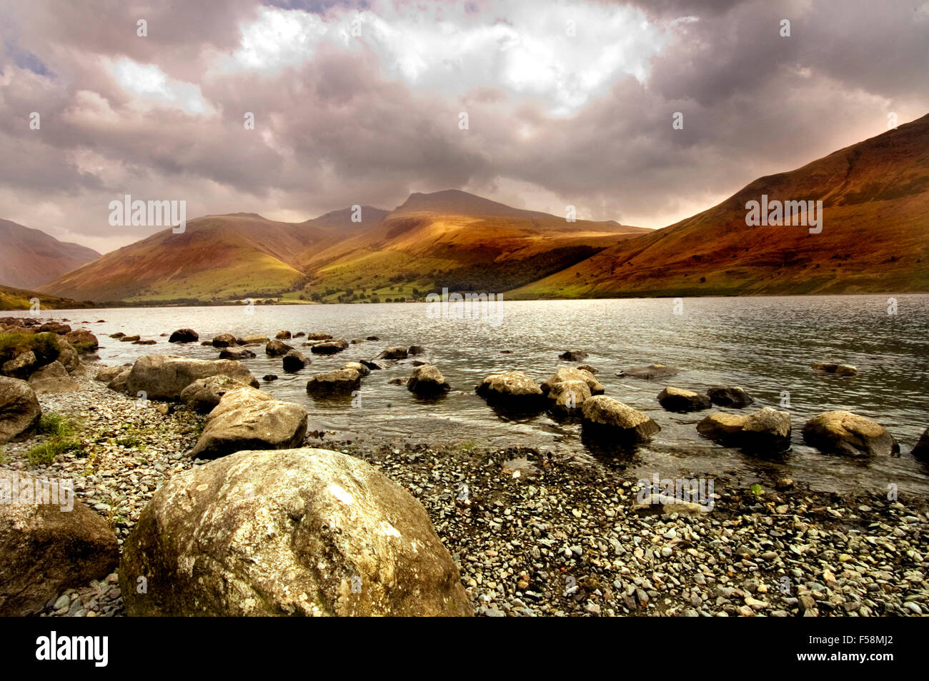 View of Lake Wastwater, Lake District, UK Stock Photo - Alamy