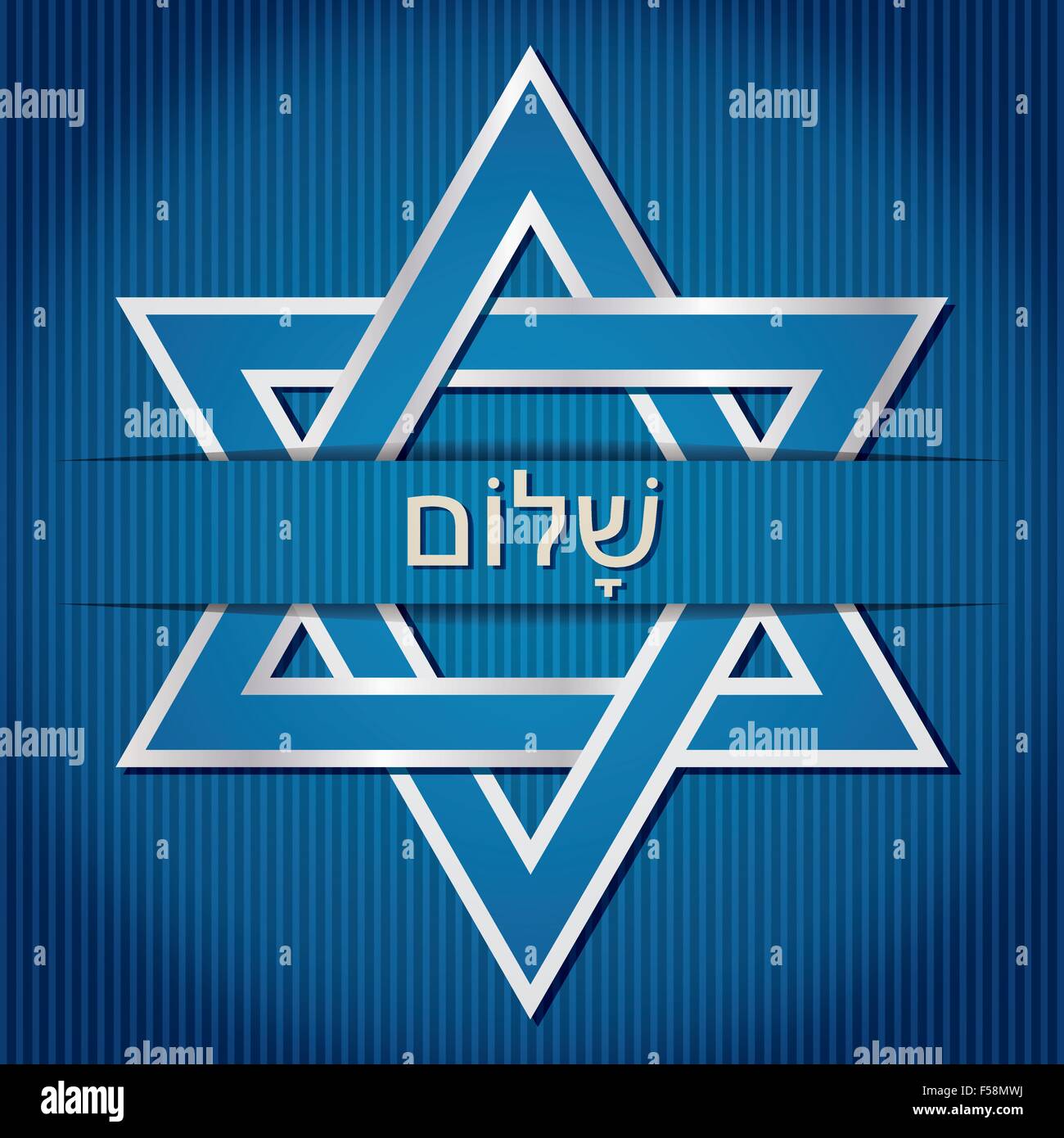 Blue star of David card in vector format Stock Vector Image & Art - Alamy