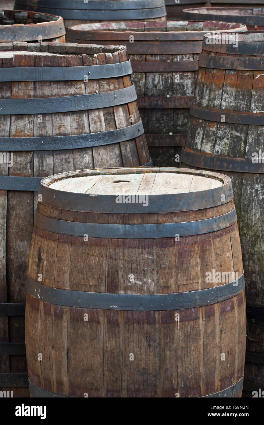 The old barrels Stock Photo - Alamy
