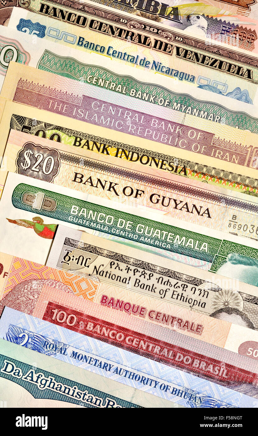 World currency banknotes hi-res stock photography and images - Alamy