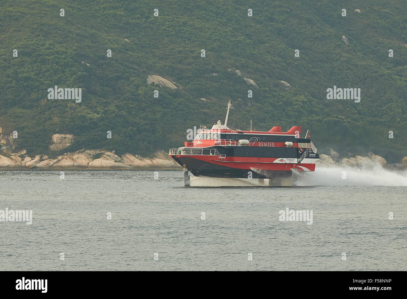 TurboJet Jetfoil Cacilhas Passing Cheung Chau Island, Enroute From ...