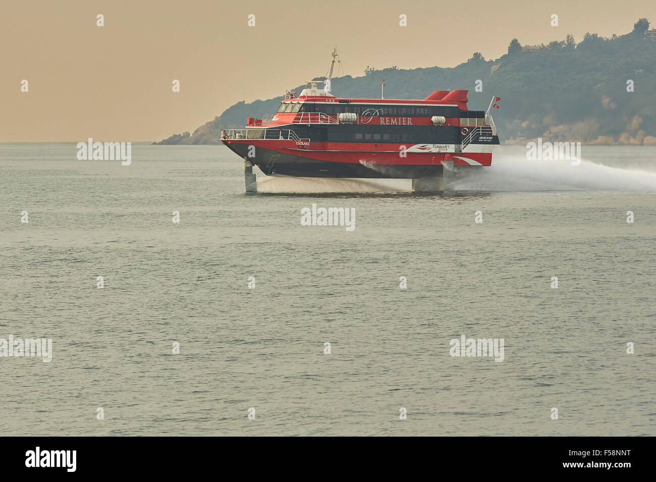 TurboJet Jetfoil Cacilhas Passing Cheung Chau Island, Enroute From ...