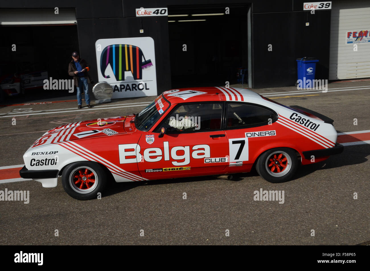 Ford Capri 3.0 group 1 - Belga Team, Gordon Spice replica at Zolder ...