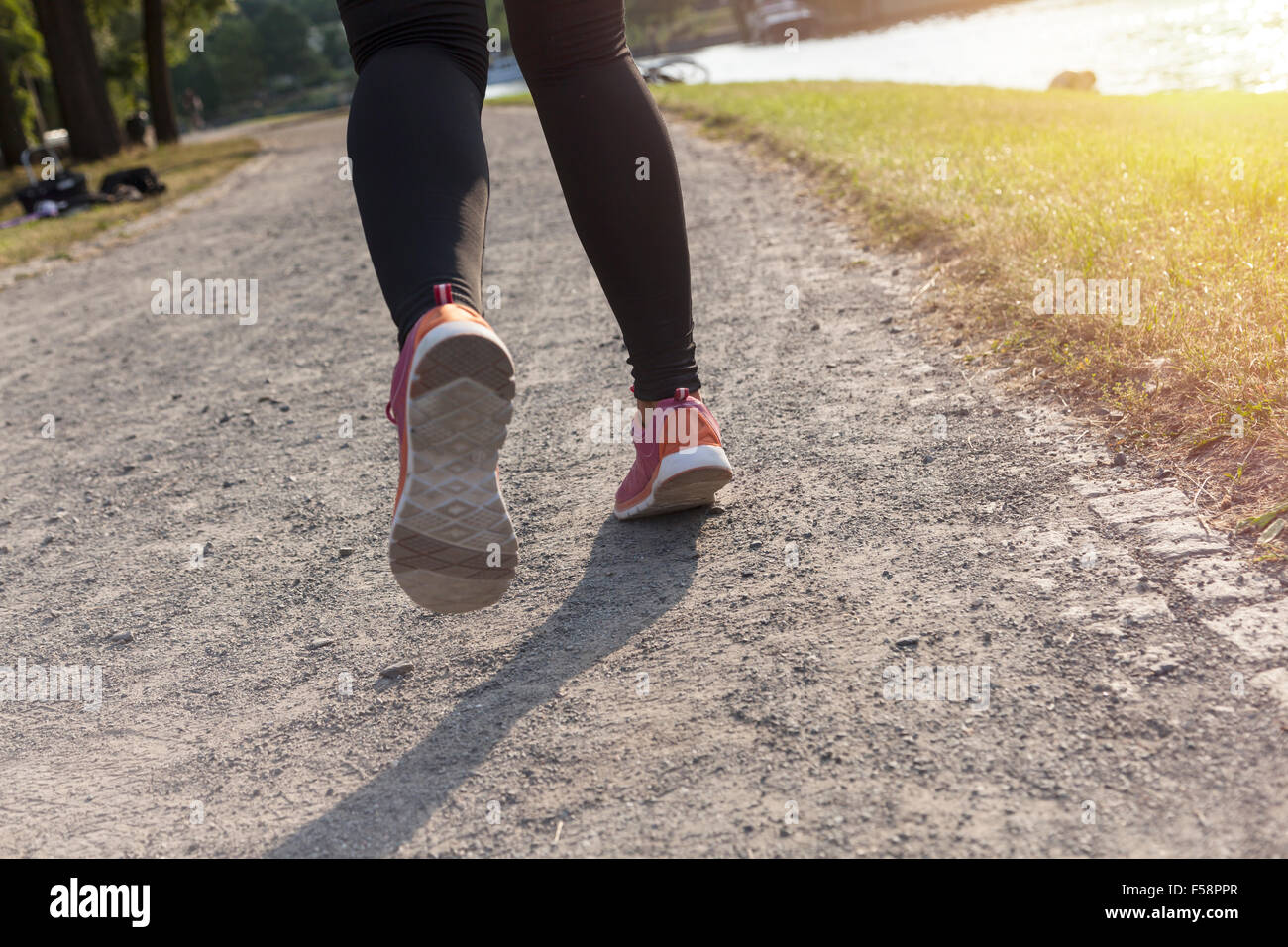 Jogging feet hi-res stock photography and images - Alamy