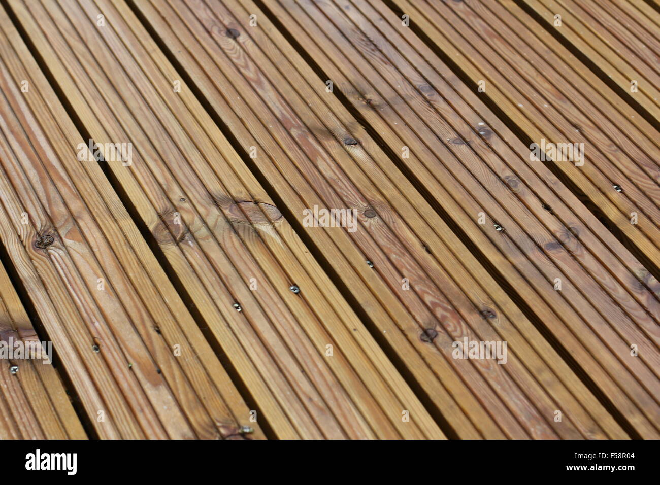 Garden patio timber decking construction hi-res stock photography and ...