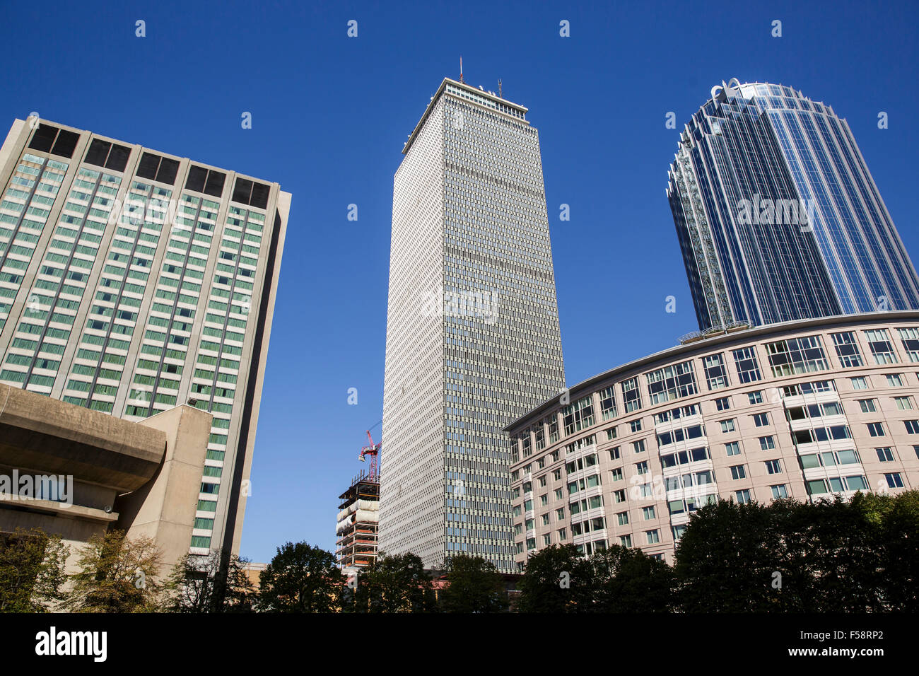 General view of the Prudential Tower, home of the Skywalk Observatory ...