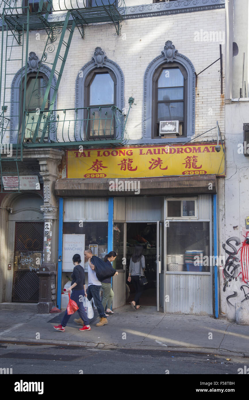 Tai Loong Laundry, 302 Broom St., Lower East Side, Manhattan, NYC.fire ...