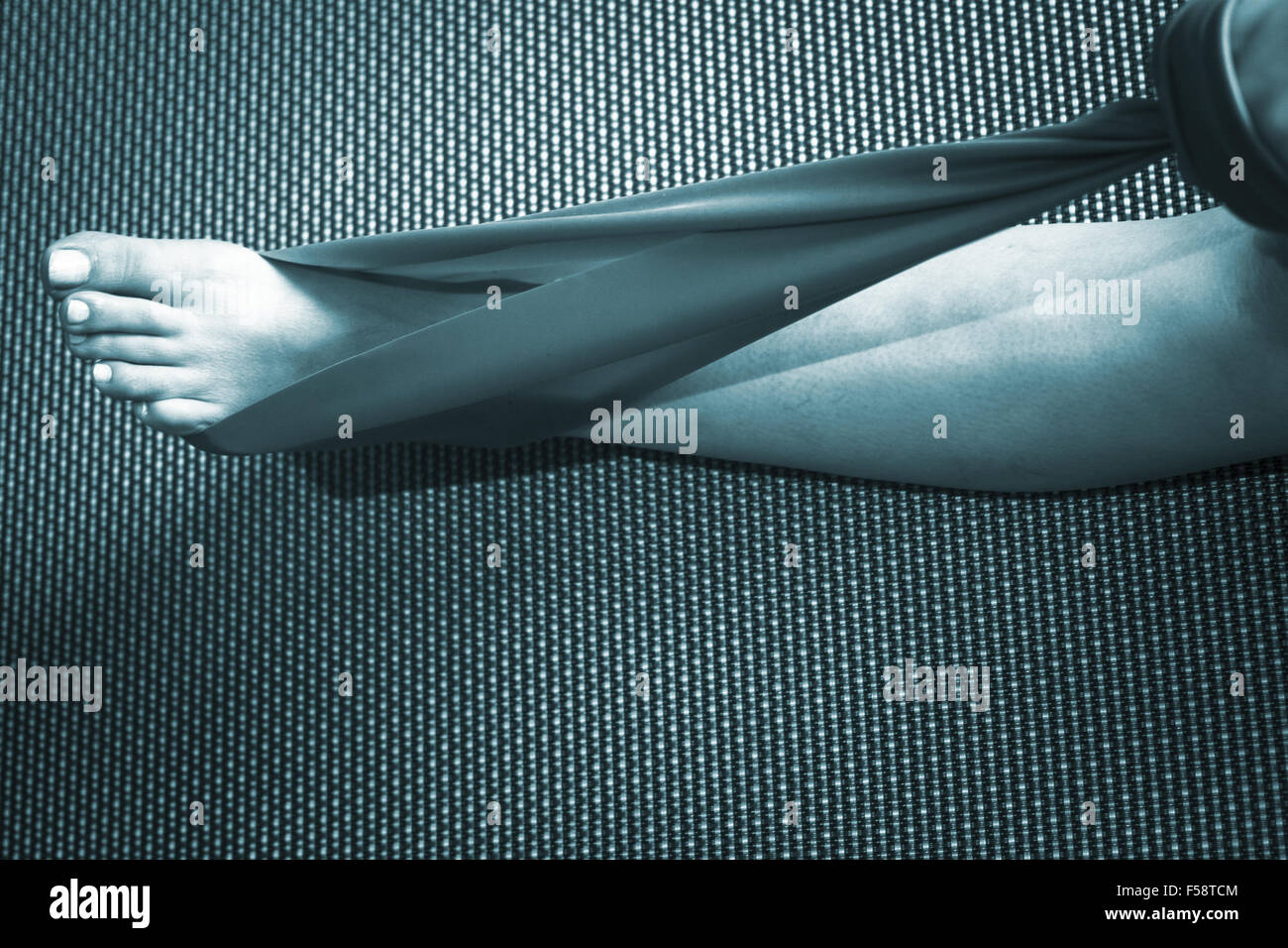 Pilates stretching leg hamstring foot achiles tendon yoga flexibility ...