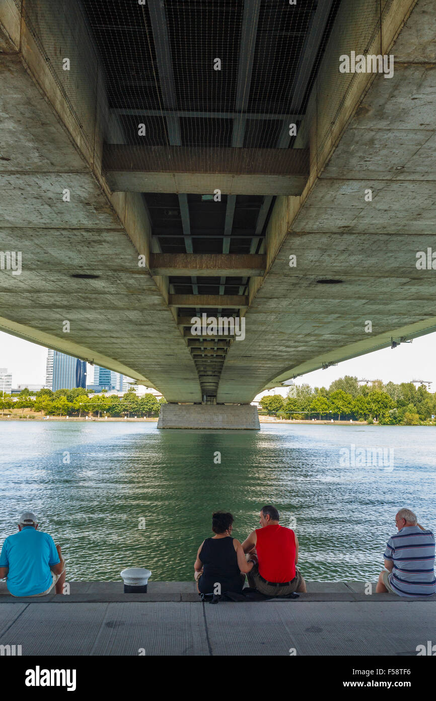 The Reichsbrücke or Empire Bridge is Vienna's famous bridge. It links ...