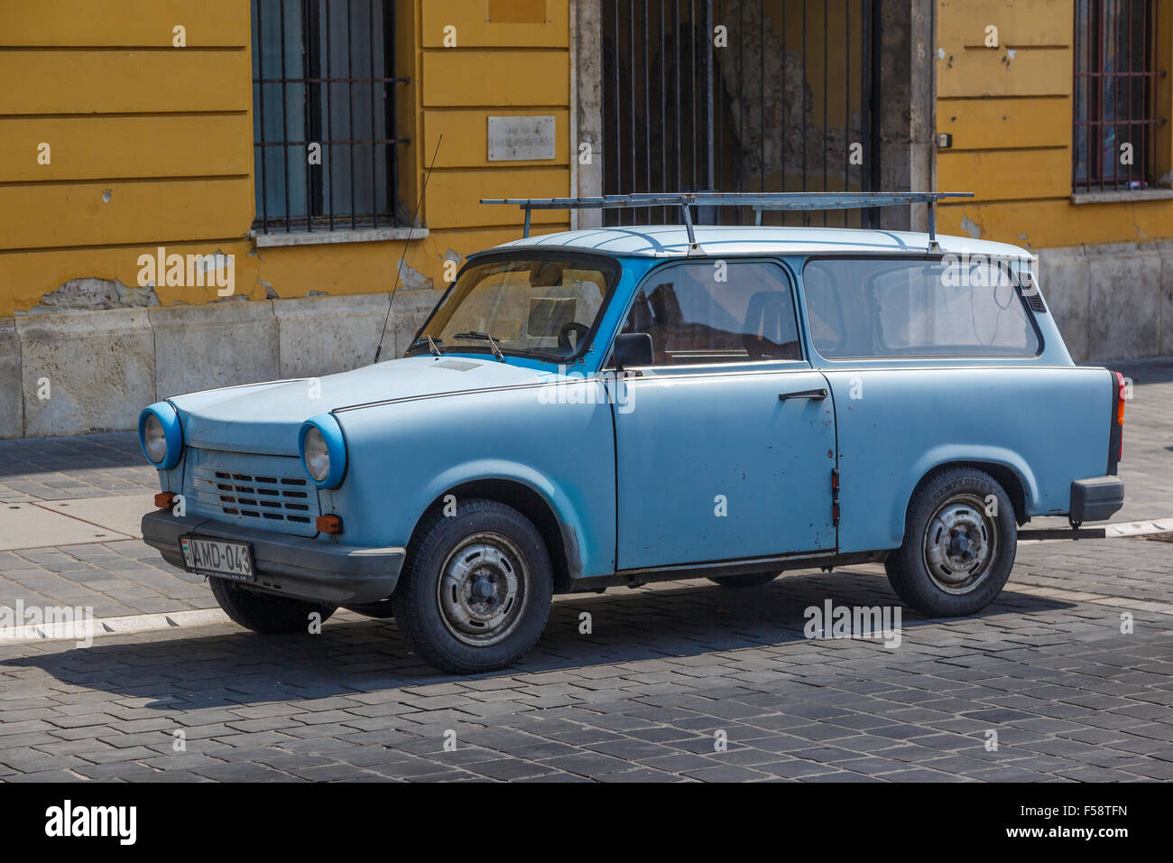 Classic Blue Trabant High Resolution Stock Photography and Images - Alamy