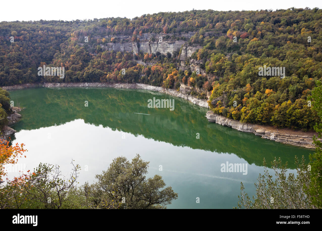 Ter river and Sau reservoir, Catalonia (Spain Stock Photo - Alamy