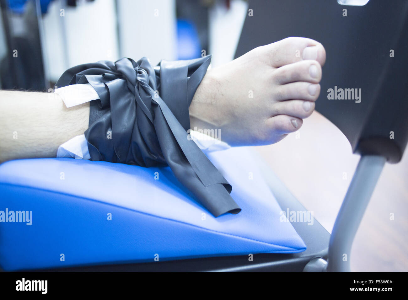 Cold stimulation used to treat pain, muscles injuries, strains and ...