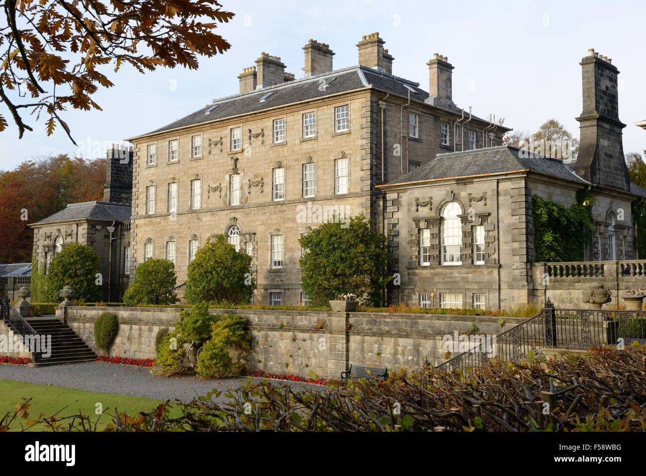 Pollok House in Pollok country park, Glasgow, Scotland, UK Stock Photo ...