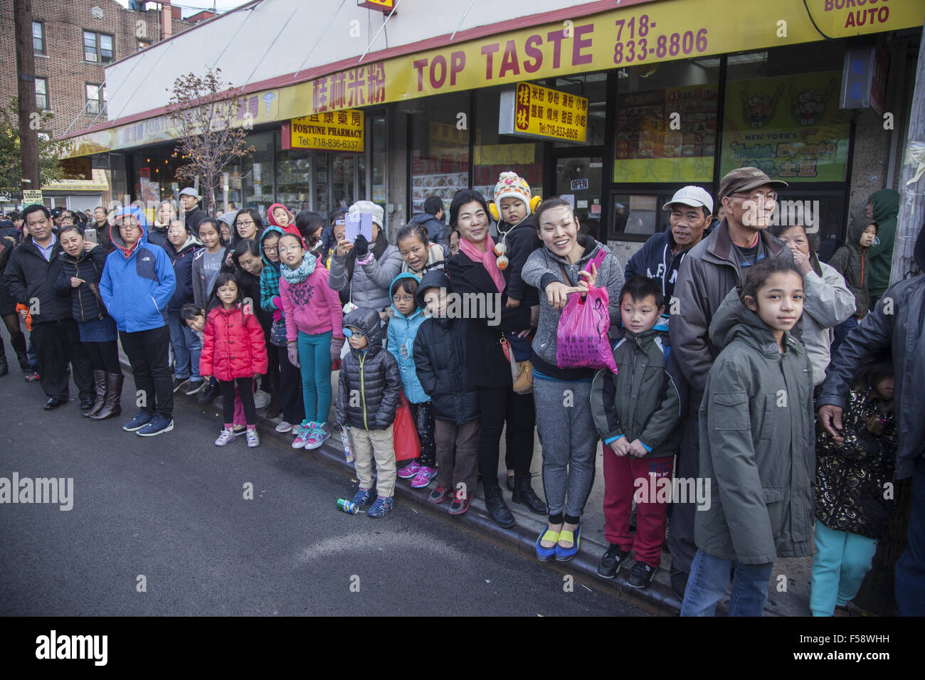 Local resident spectators at the Chinese Autumn Festival and Lantern ...