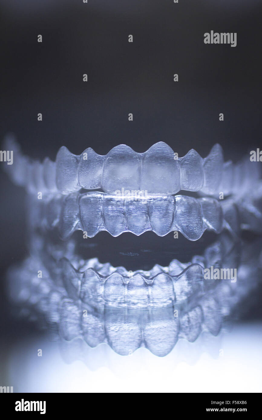 Invisible dental teeth brackets tooth aligners plastic braces retainers ...