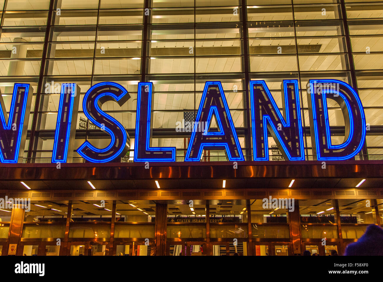 Iconic ferry terminal sign hi-res stock photography and images - Alamy