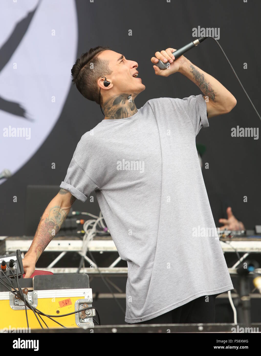 Reading Festival 2015 - Day 2 - Performances Featuring: Modestep Where ...