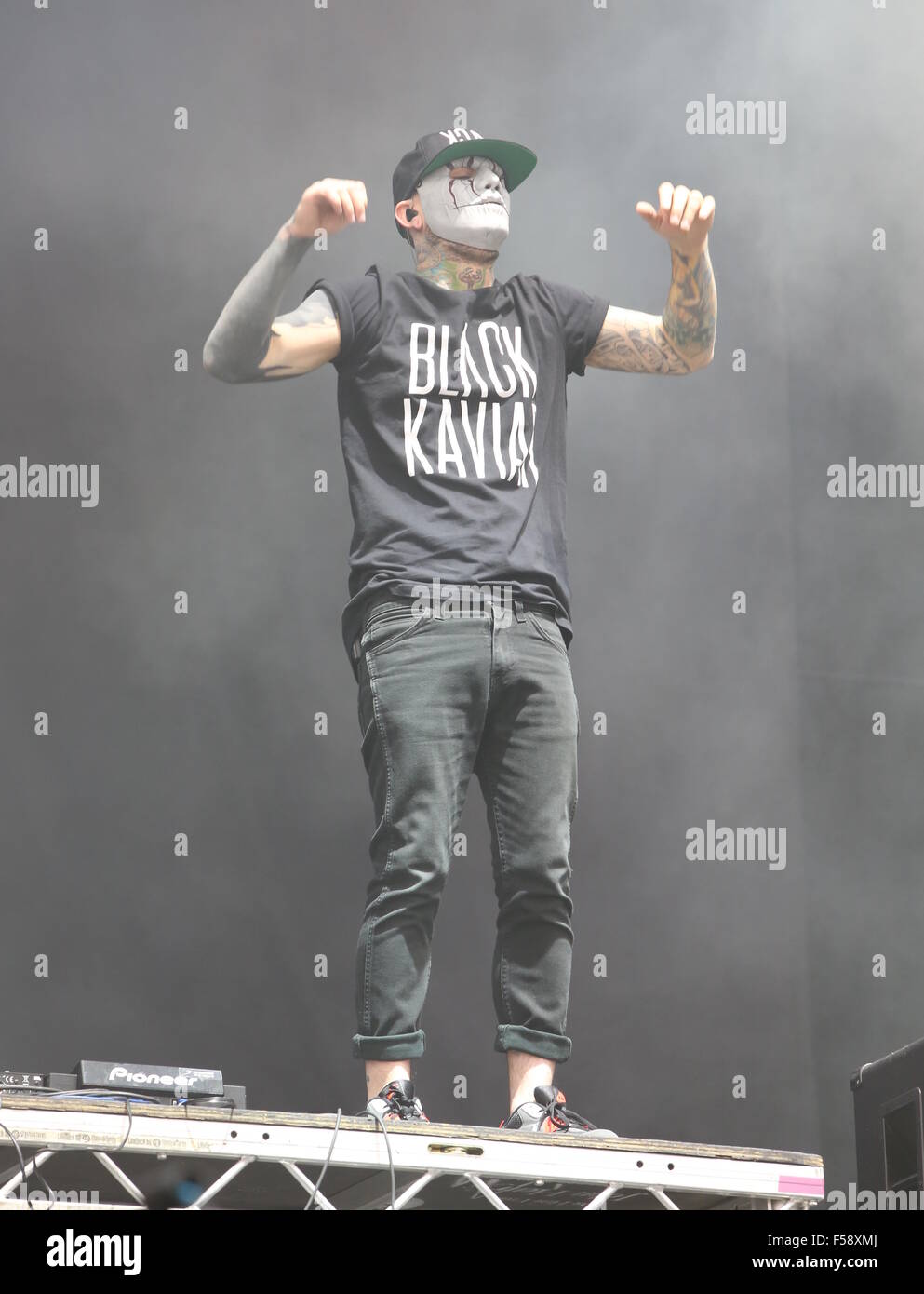 Reading Festival 2015 - Day 2 - Performances Featuring: Modestep Where ...