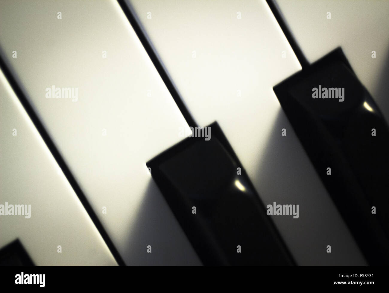 Piano concert keyboard keys in nightclub classical jazz music concert ...