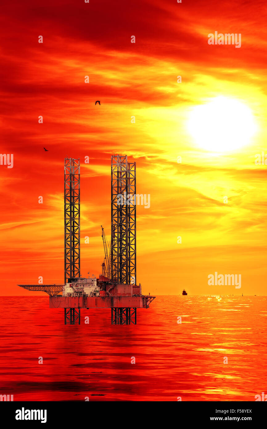 Red rig hi-res stock photography and images - Alamy