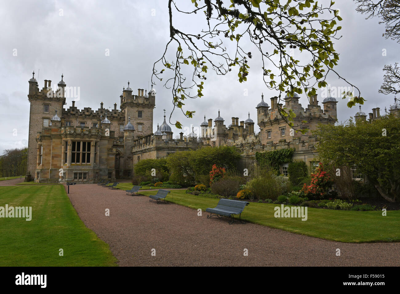 Floors Castle in Kelso in the Scottish Borders Stock Photo - Alamy