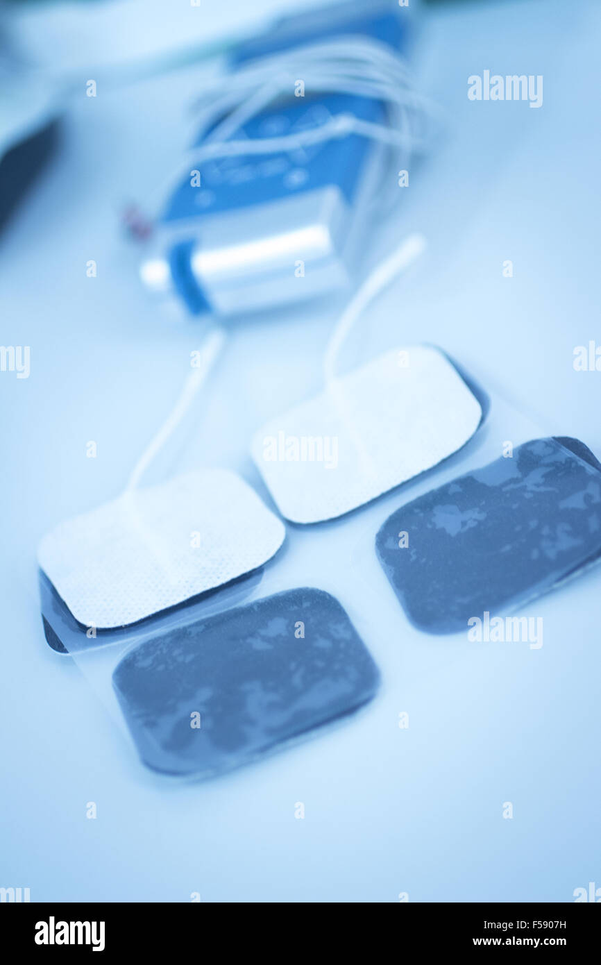 Physical therapy physiotherapy treatment patches electrical impulse ...