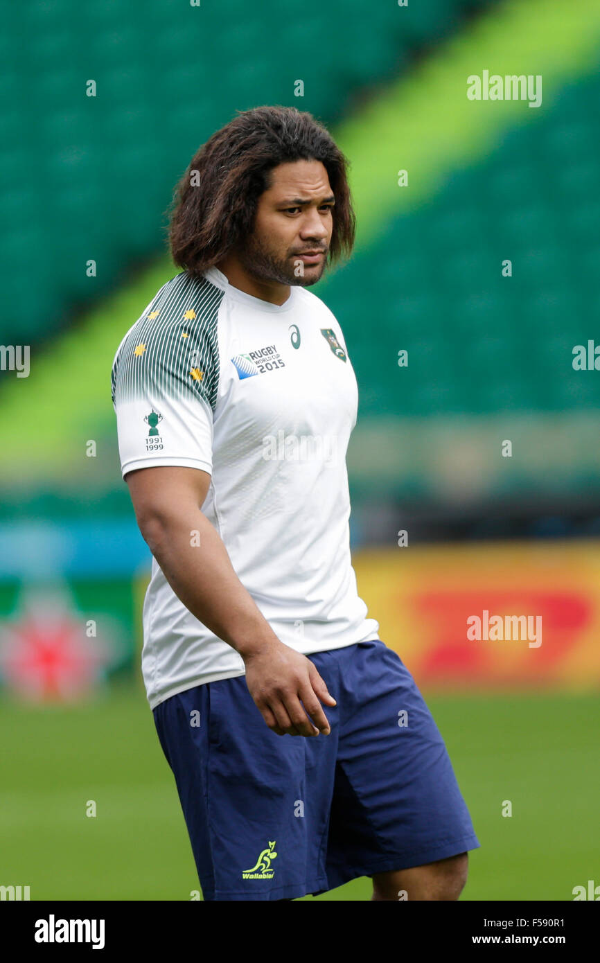 Australian rugby team captains run 2015 hi-res stock photography and ...