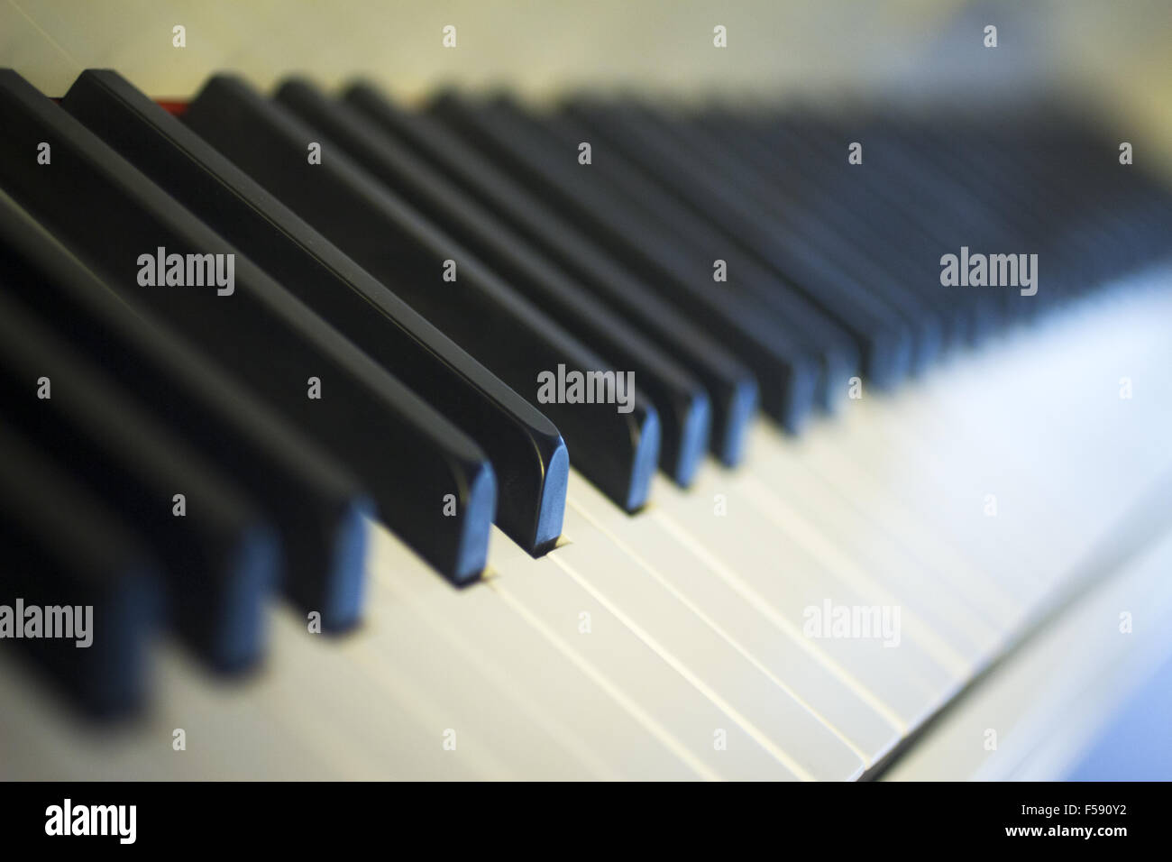 Piano concert keyboard keys in nightclub classical jazz music concert ...