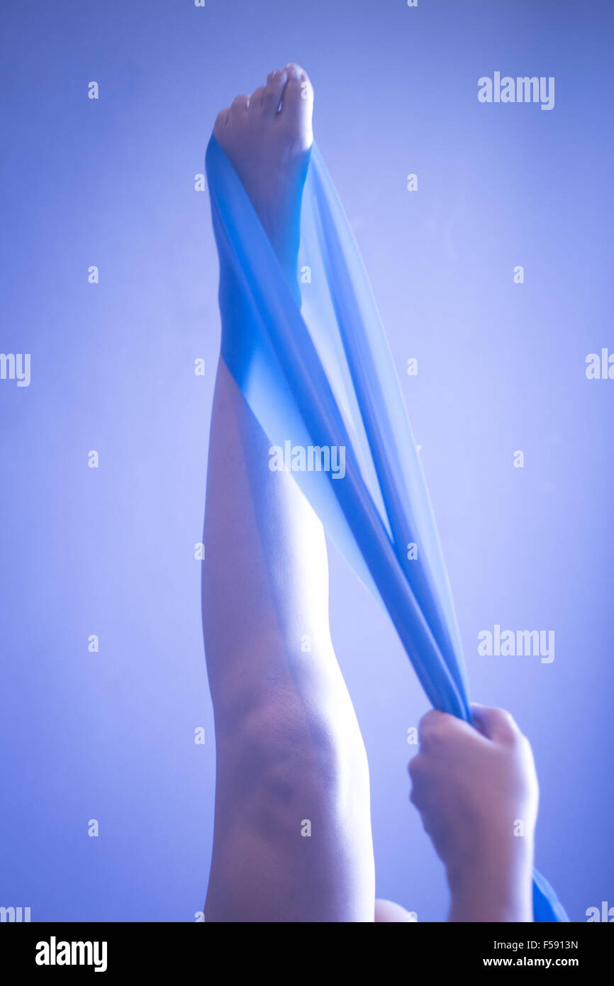 Pilates stretching leg hamstring foot achiles tendon yoga flexibility ...